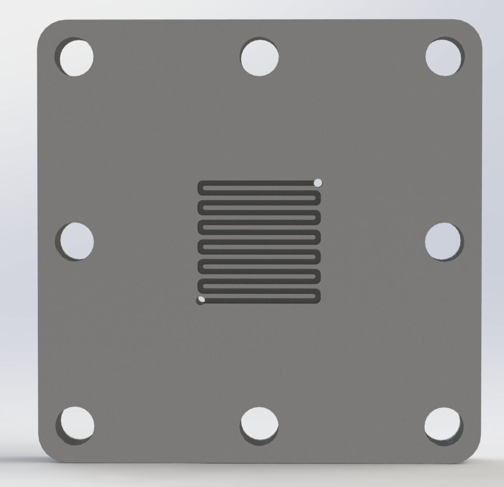 5 cm² POCO graphite flowfields | Dioxide Materials
